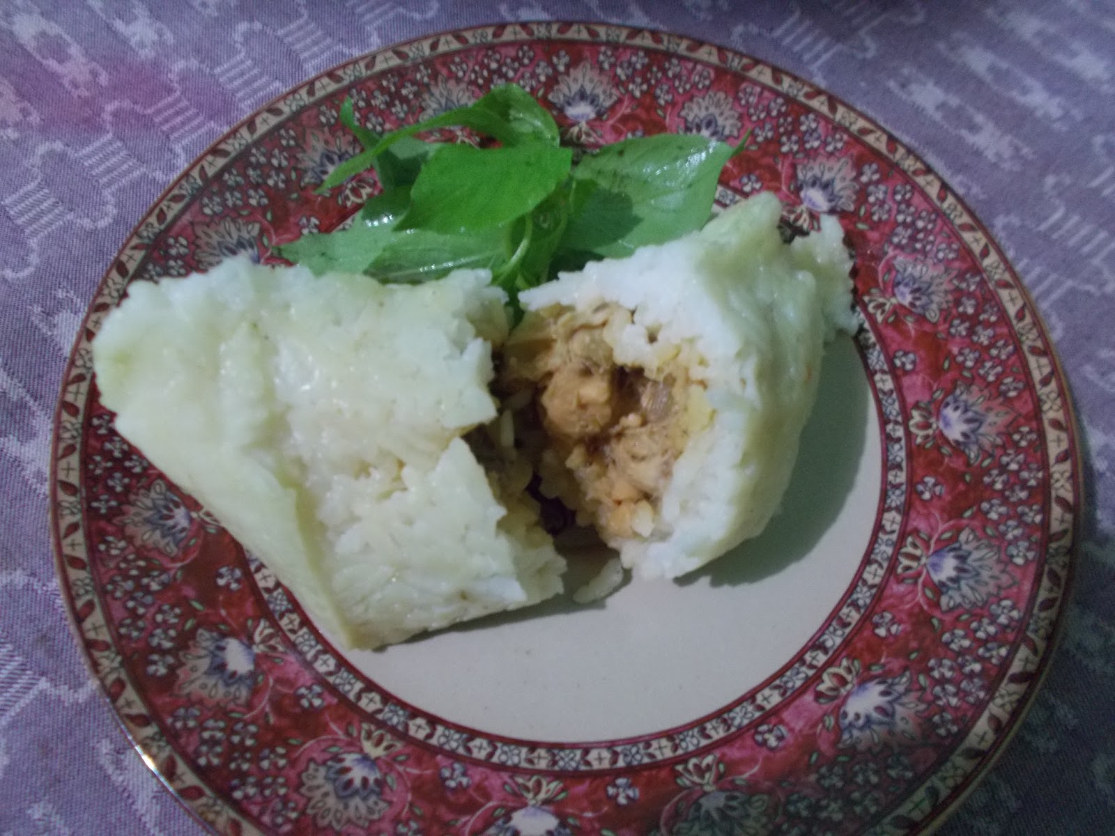 dapoer mungil: Bacang isi ayam dan tempe